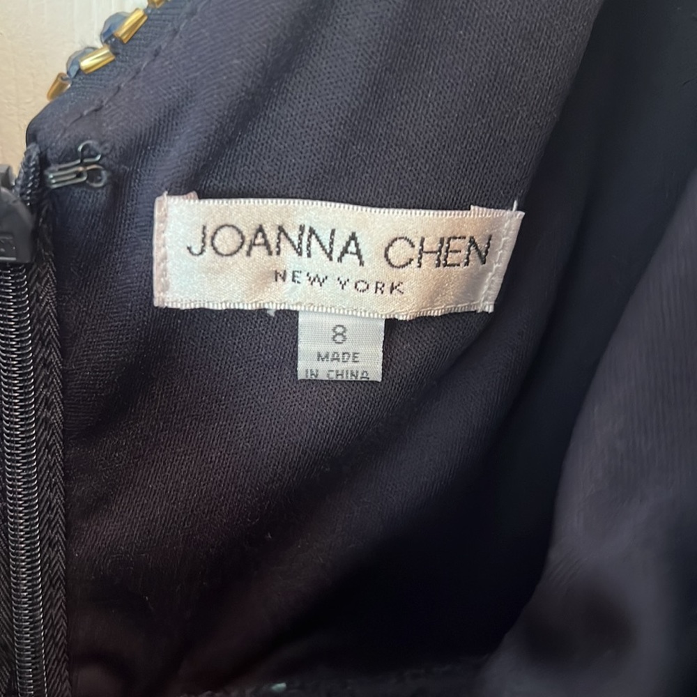 Joanne Chen Greek Goddess Gown In Navy With Empire Wa… - Gem